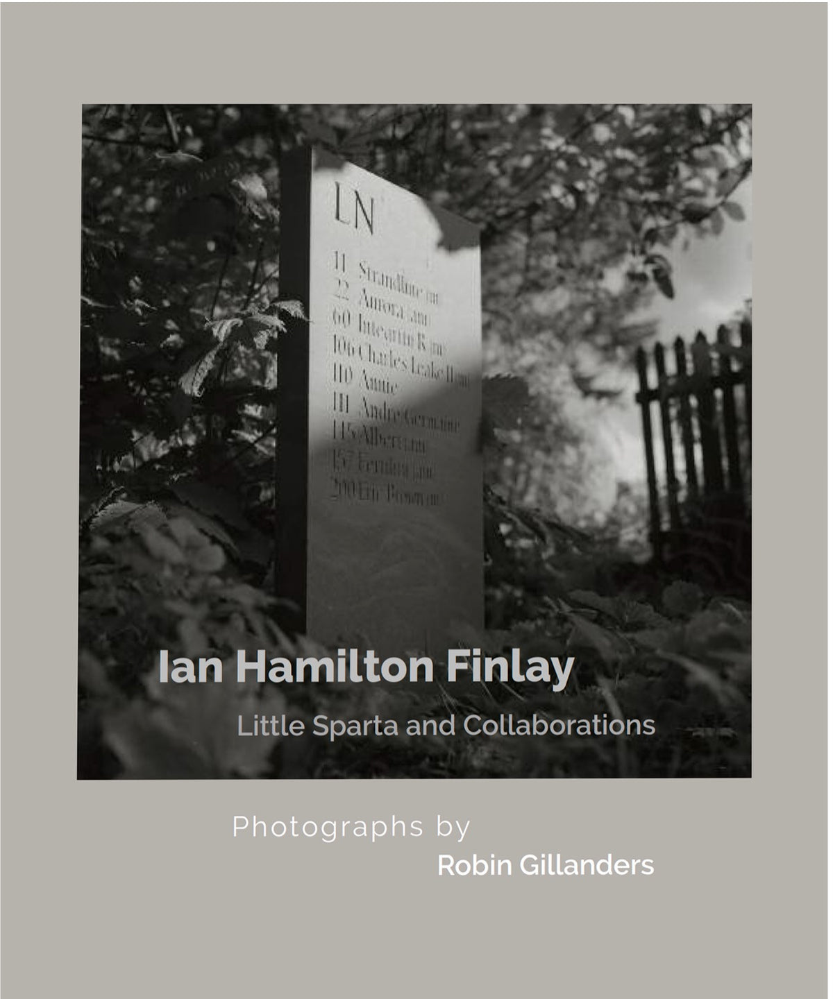 Robin Gillanders - Ian Hamilton Finlay: Little Sparta and Collaboratio ...